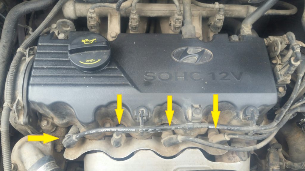 מדריך להחלפת מצתים (פלאגים) ביונדאי גטס hyundai getz G4EA – פתרון ...